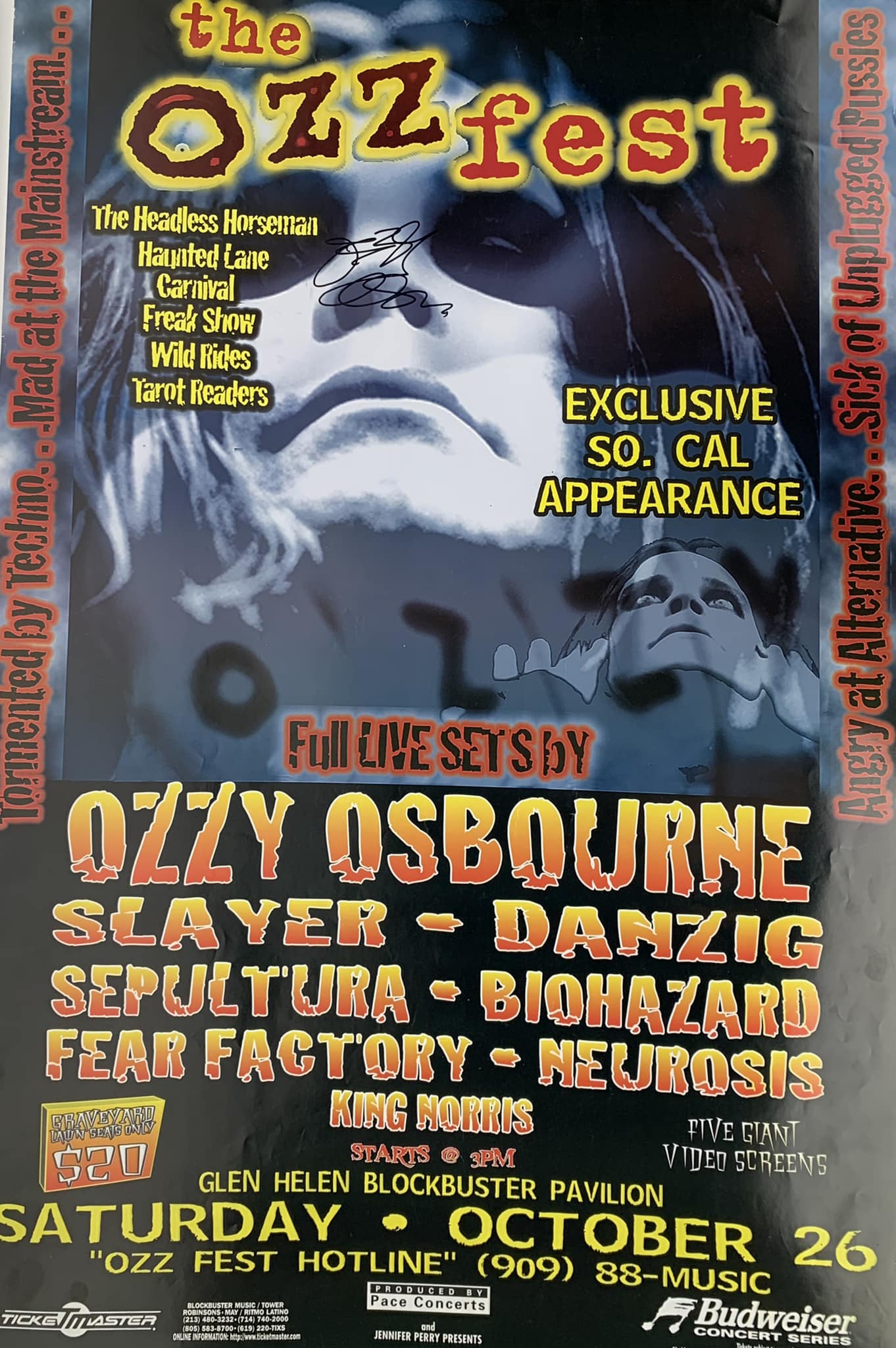 Flashback MU - Il y a 27 ans se tenait la 1ière édition du Ozzfest ...